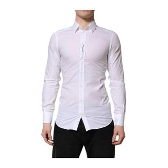 Dolce & Gabbana Klassisches Wei&szlig;es Hemd - - Shirts - Herren - Wei&szlig; - S