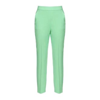 Pinko Multicolor Rei&szlig;verschluss Seitentaschen Hose - - Trousers - Damen - Gr&uuml;n - XL