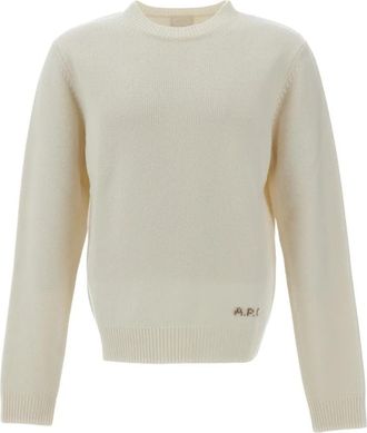 A.P.C. Pullover Edmond - - Knitwear - Herren - Wei&szlig; - M