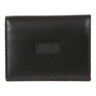 Maison Margiela Kompakte Lederbrieftasche mit Druckknopfverschluss - - Accessories - Herren - Schwarzk - ONE SIZE