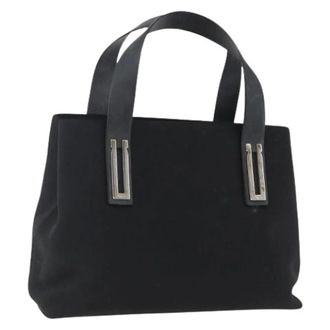 Ferragamo Pre-owned Canvas Handbag - - Pre-owned - Damen - Schwarzk - ONE SIZE
