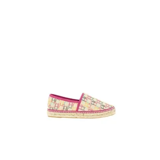 Carolina Herrera Canvas Espadrilles Pink Initials Contrast - - Shoes - Damen - Mehrfarbig - 39 EU