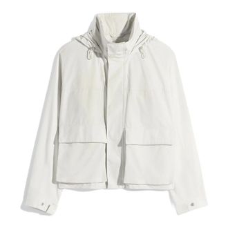 Christophe Lemaire Kurzer Regenparka - - Jackets - Damen - Wei&szlig; - M