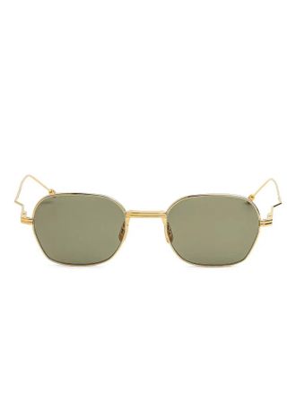 Thom Browne UES936A Gold-Plated Geometric Sunglasses - Gold
