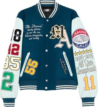 Amiri Appliqu&eacute; Bomber Jacket
