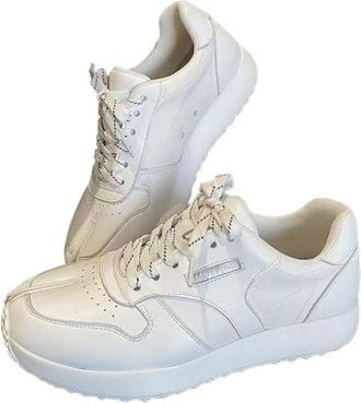 Generic JCVBN Tabi Chaussures pour homme Automne Chaussures de sport d&eacute;contract&eacute;es pour femme Chaussures de tableau blanc Mode Split Toe Series Unisexe Tendan