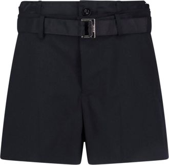 sacai Wool Blend Shorts