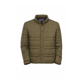 Woolrich Leichte gesteppte Daunenjacke - - Jackets - Herren - Gr&uuml;n - M