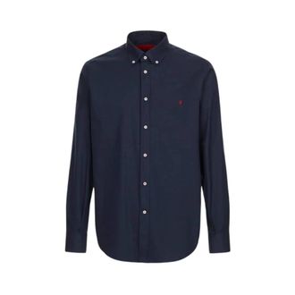 Carolina Herrera Twill Shirt - - Shirts - Herren - Blau - M