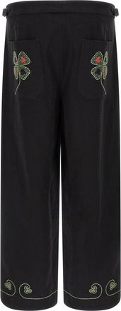 Bode Lucky Draw Trousers - Black