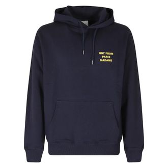 Dr&ocirc;le de Monsieur Slogan Hoodie - - Sweatshirts & Hoodies - Herren - Blau - M