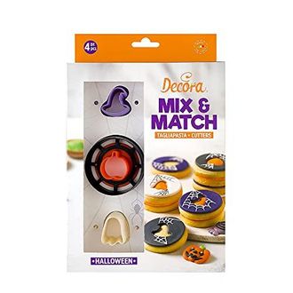 Decora 0255043 Ausstechformen-Set, 4 Stück, Violett