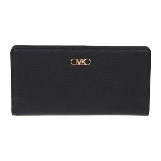 Michael Kors Lederbrieftasche mit Druckknopfverschluss - - Accessories - Damen - Schwarzk - ONE SIZE