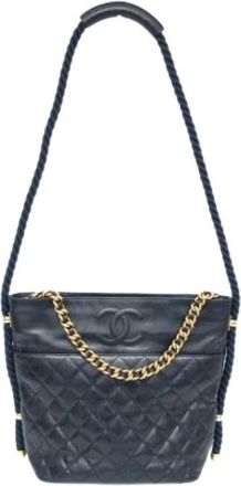 Chanel Sac 2-way Pre-owned avec cha&icirc;ne - Femme - Pre-owned - Bleu - Taille: ONE Size