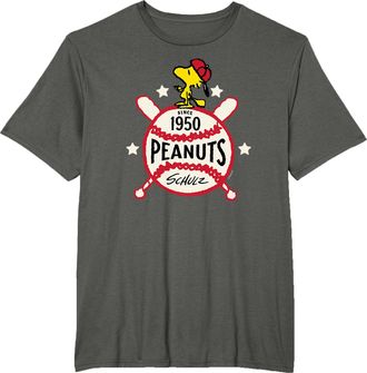 Peanuts Woodstock 1950 Baseball T-Shirt