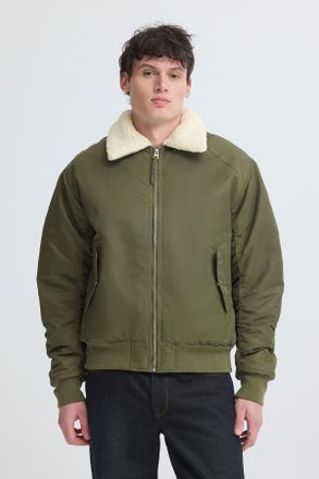 Blend Bomberjacke BLEND BHGATLIN BOMBER JKT, Herren, Gr. XXL, deep depths, Web, Obermaterial: 100% Nylon, unifarben mit Farbeinsatz, loose fit normal, Rippb