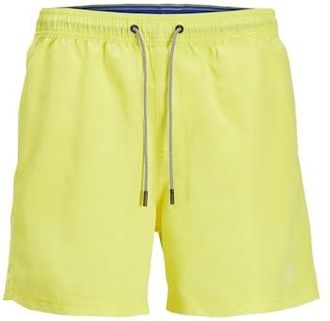 Jack & Jones Short Jpstfiji Jjswim Solid LY Sn pour Homme, Jaune Blazing/détail : Solide, XS