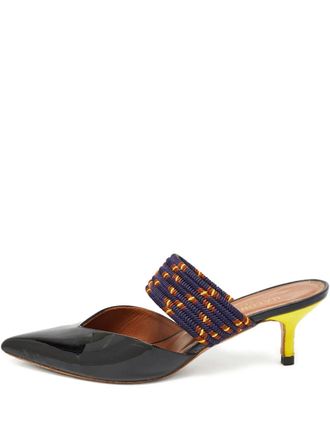 Malone Souliers mules Maisie 60 mm à bout pointu pre-owned - Noir