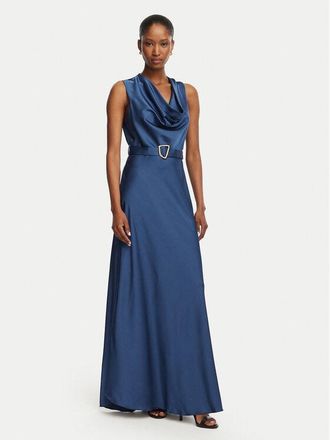 Rinascimento Rinascimento Abendkleid CFC0127675003 Blau Regular Fit