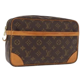 Louis Vuitton Pre-owned Vintage Canvas Clutch - - Pre-owned - Damen - Braun - ONE SIZE