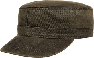 LIPODO Classic Cotton Army Cap Damen Herren Armycap 100% Baumwolle Klettverschluss Frühjahr Sommer braun One Size