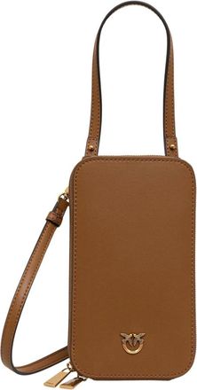 Pinko Pinko - &Eacute;tui zipp&eacute; pour smartphone - Femme - Accessoires - Brun - Taille: ONE Size