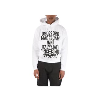 Dsquared2 Herren, Sweatshirts & Hoodies, Weiß, XLGröße