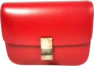 Celine Pre-owned Cuir sacs-celine - Femme - Pre-owned - Rouge - Taille: ONE Size