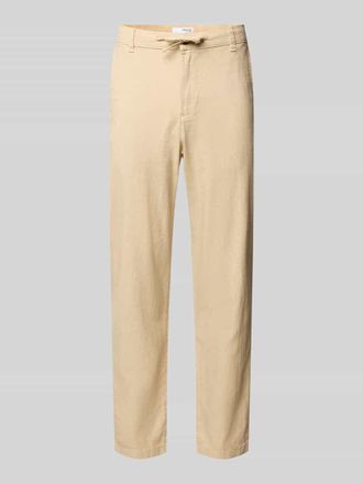Selected Slim Tapered Fit Hose mit Leinen-Anteil Modell BRODY