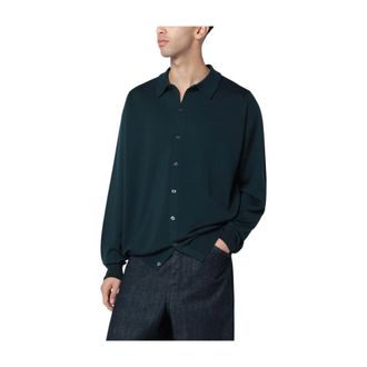 John Smedley Herren, Strickwaren, Gr&uuml;n, LGr&ouml;&szlig;e