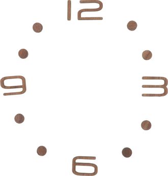 Cabilock DIY Wanduhr Zubeh&ouml;r Set Aus Schwarzem Walnussholz Mit Klare Arabische Zahlen 9 Zoll Leise Quarzuhr F&uuml;r Wohnzimmer B&uuml;ro Und Kreative Wanddekoration