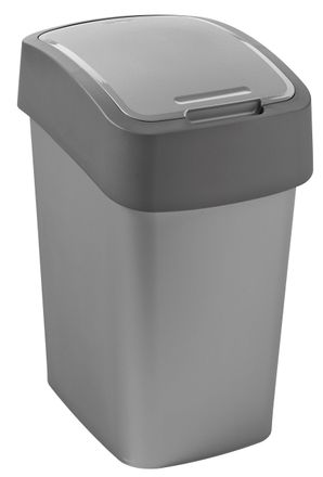 Curver Abfallbeh&auml;lter Flip Bin 25 Liter silber/anthrazit