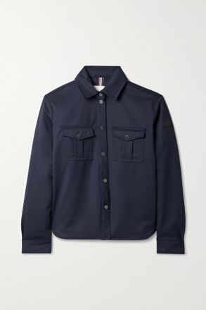 Erin Snow Sahara Jacke Aus Twill Aus Einer Wollmischung - Blau