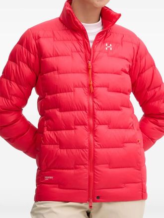 Hagl&ouml;fs veste ROC Flash Down &agrave; fermeture zipp&eacute;e - Rouge