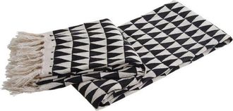 Aubry Gaspard Plaid en coton triangles