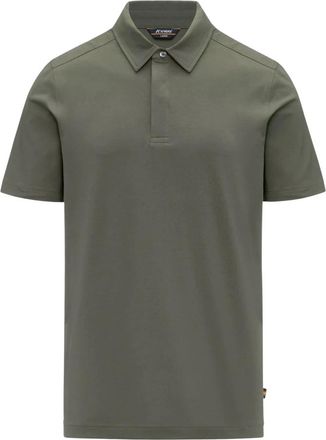 K-Way Vincelle Ice Cotton Polo - - Tops - Herren - Gr&uuml;n - M