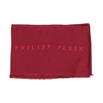 Philipp Plein Viskose-Schal - - Accessories - Herren - Rot - ONE SIZE