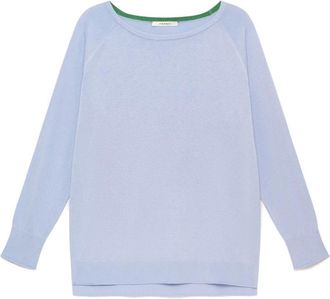 Maliparmi Maliparmi, Damen, Strickwaren, Blau, SGr&ouml;&szlig;e