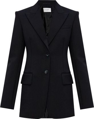 Sportmax blazer &agrave; simple boutonnage - Noir