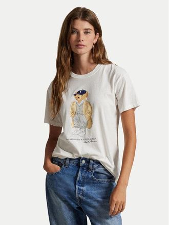 Polo Ralph Lauren T-Shirt 211971752001 Weiß Straight Fit