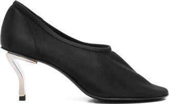 Nicole Saldanã escarpins Harper à talon sculpté - Noir