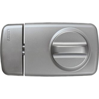 ABUS T&uuml;r-Zusatzschloss 7010S ek silber, innen mit Drehknauf