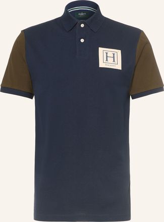 Hackett Piqu&eacute;-Poloshirt Heritage blau