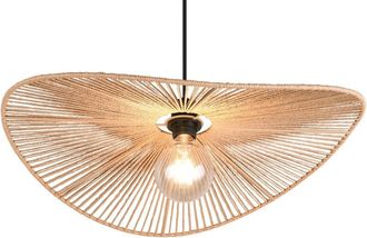 Trio Suspension, Suspension a&eacute;rienne &Oslash;58 cm Marron en Papier