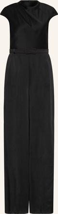 Max Mara Max Mara Studio Jumpsuit Vespa Aus Satin schwarz