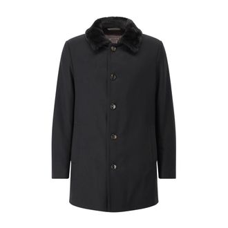 Gimos Wollmischung Einreiher-Mantel - - Coats - Herren - Blau - 3XL