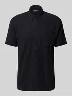 Marc O'Polo Regular Fit Poloshirt mit feiner Waffelstruktur