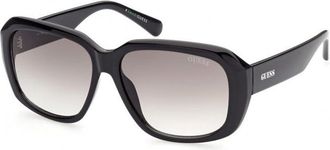 Guess Damen GU8233 Sonnenbrille, shiny black, 58
