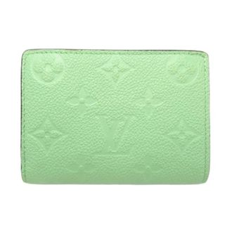 Louis Vuitton Pre-owned Monogram Empreinte Bi-fold Wallet - - Pre-owned - Damen - Gr&uuml;n - ONE SIZE