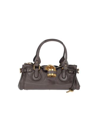 Chlo&eacute; Hobo Bags - Paddington Shoulder Bag, In Taupe Buffalo Leathe - Gr. unisize - in Braun - f&uuml;r Damen